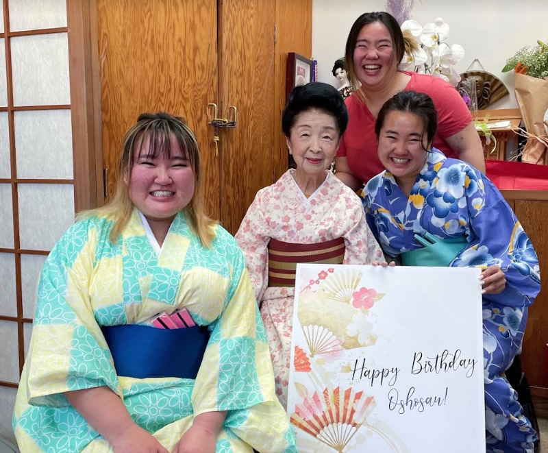 Fujima Kansuma Celebrates 104th Birthday with Family, Students - Rafu ...