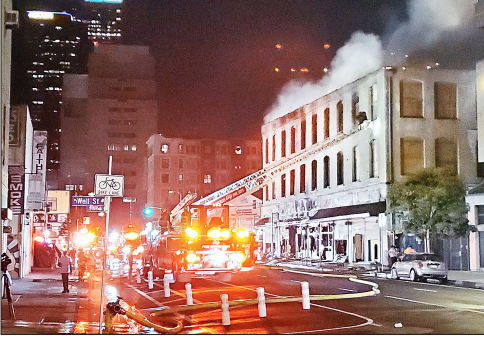 Fire Erupts in Little Tokyo Building for Second Time - Rafu Shimpo