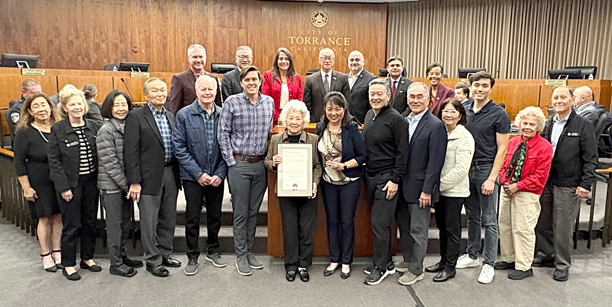 City of Torrance Honors Centenarian Ruth Kimiko Inadomi - Rafu Shimpo